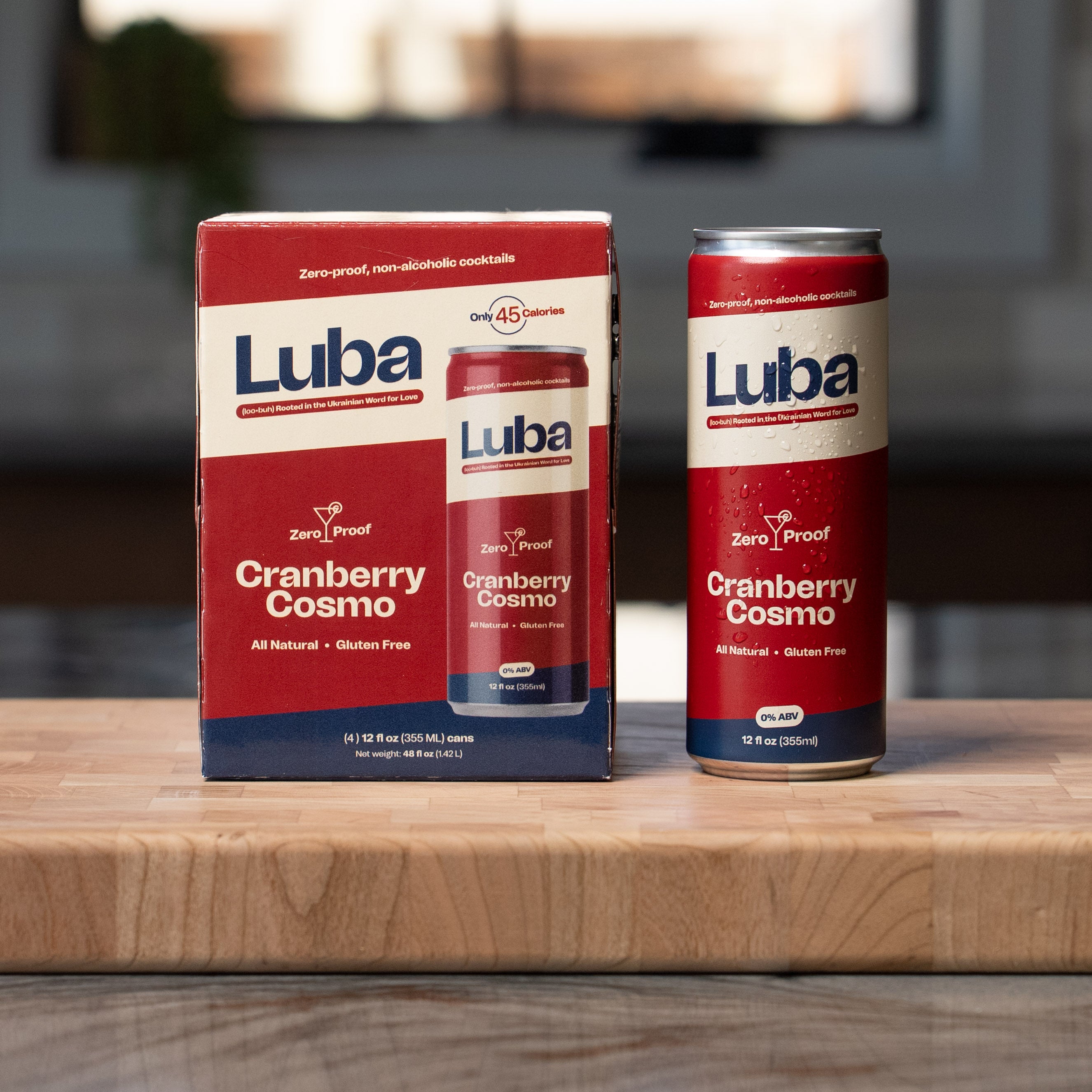 Cranberry Cosmo - Zero Proof Cocktail – Luba Libations